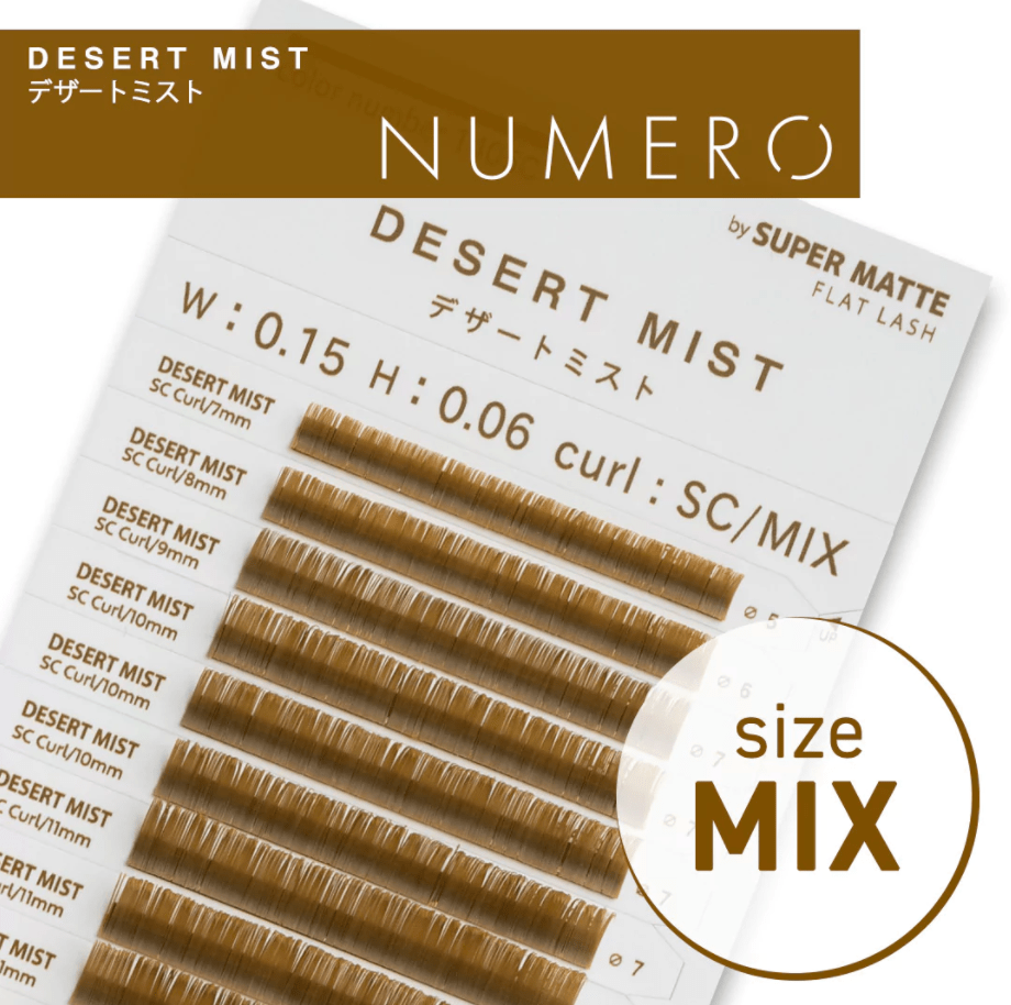 Buy NUMERO Color Matte Flatlash DESERT MIST Wholesale Online in ...